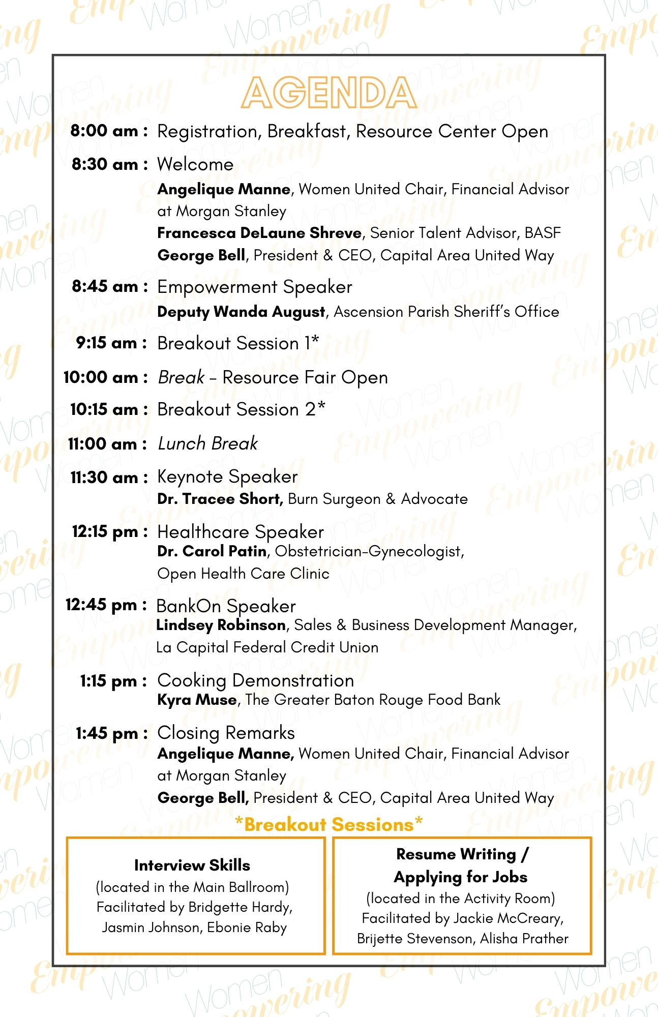 Women Empowering Women | Capital Area UW